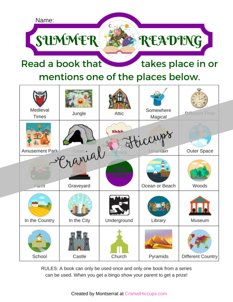 Summer Reading Charts