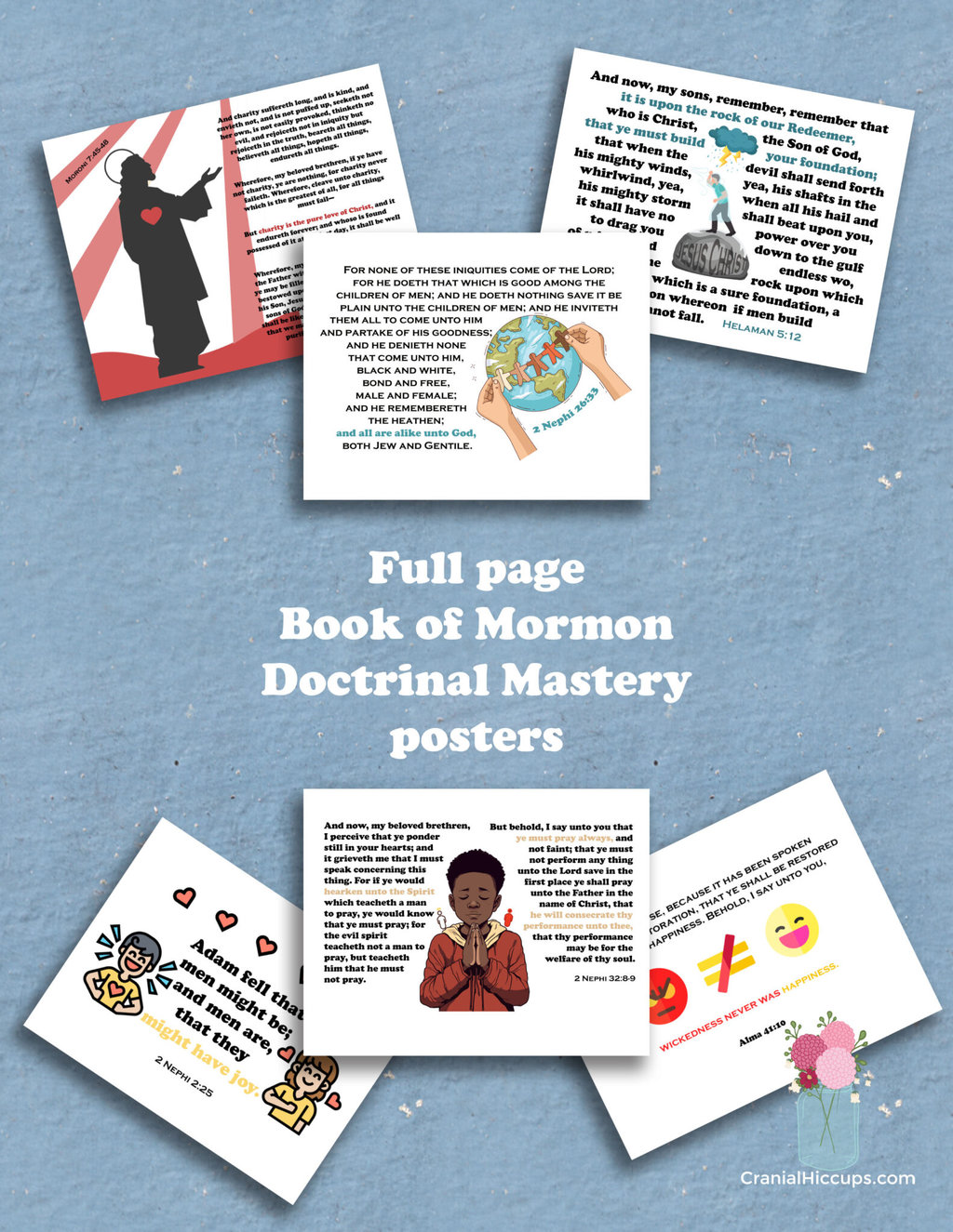 Book of Mormon Doctrinal Mastery Posters and Flashcards for 2024